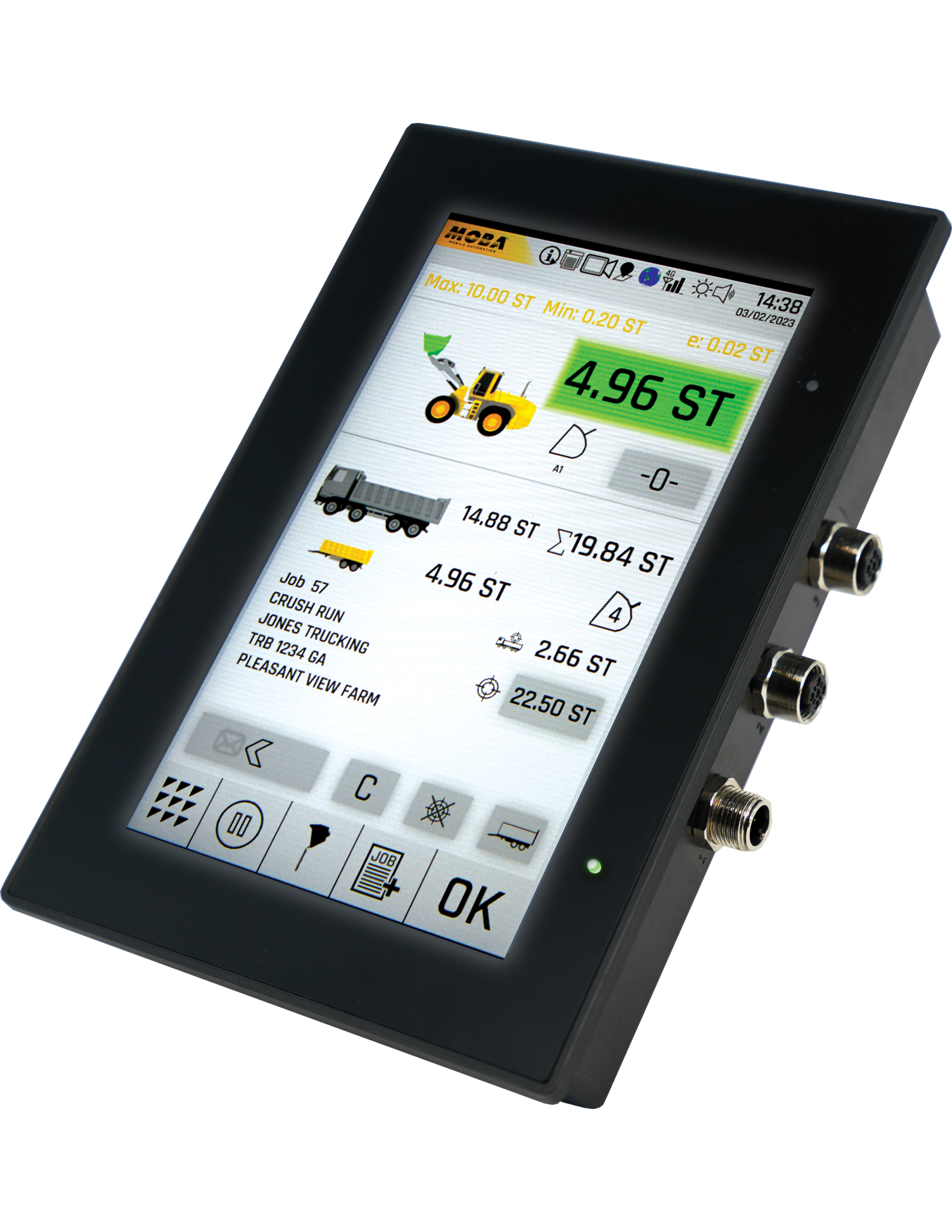 Wheel Loader Scales - MOBA Mobile Automation USA